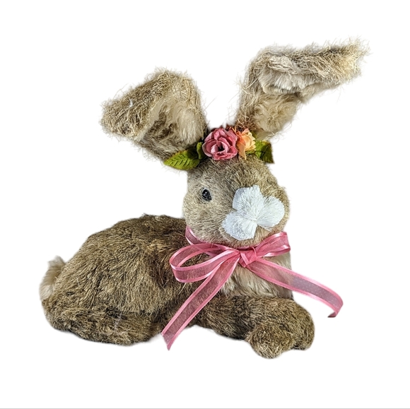 Pier 1 | Holiday | Pier Sisal Bunny Rabbit Resting With Bendable Ears ...